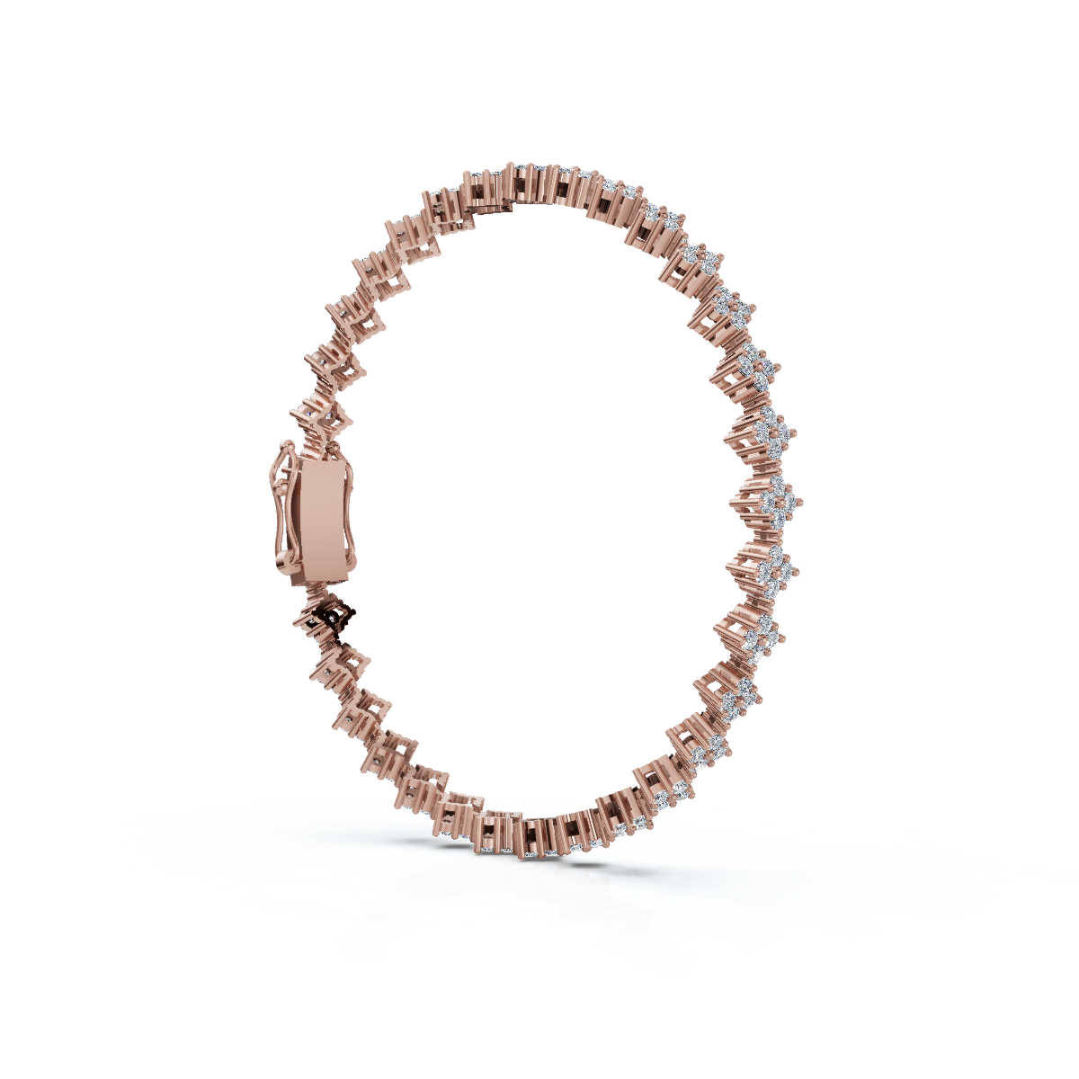 Delightful Flower Lab-Grown Diamond Bracelet