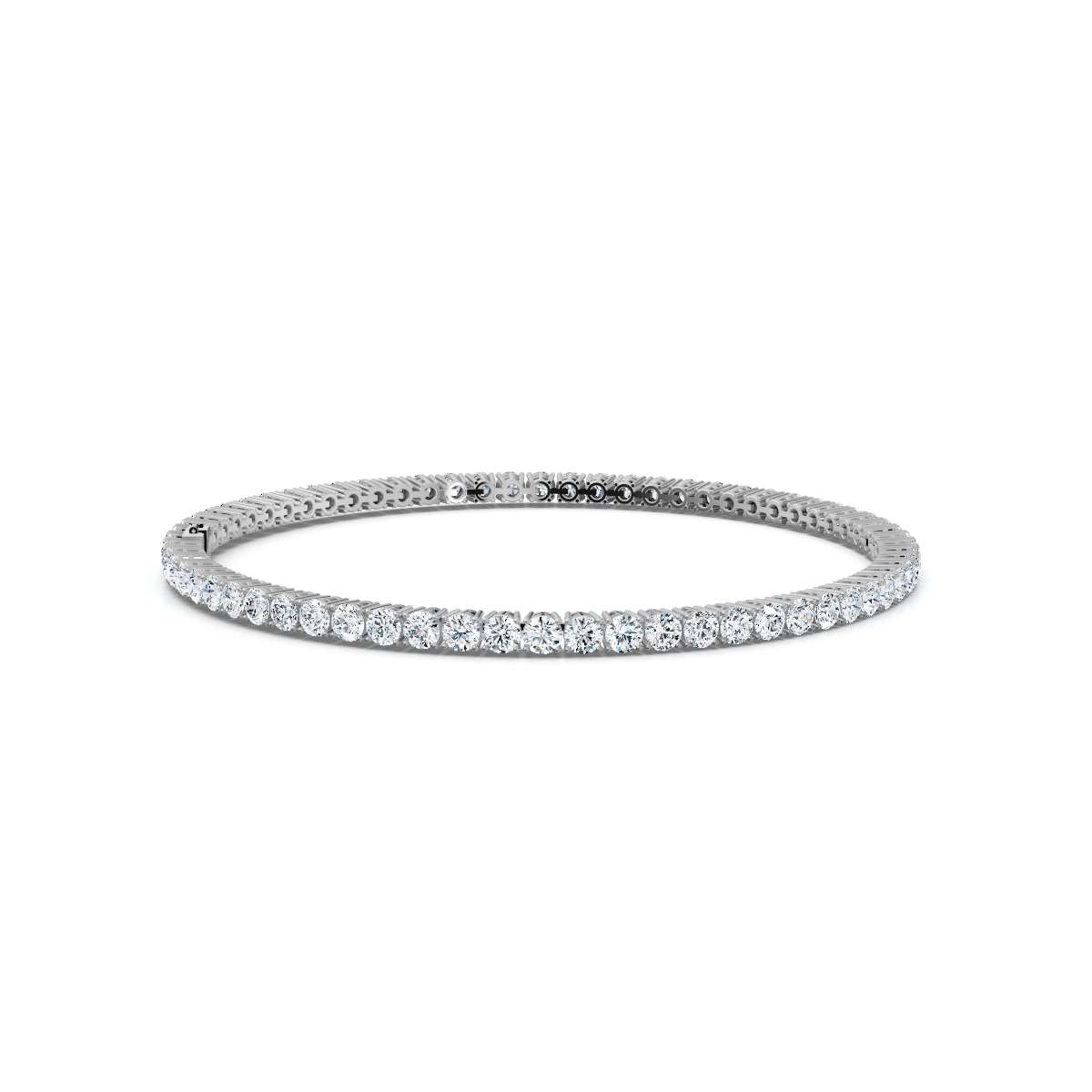 Platinum Faith Lab Grown Diamond Tennis Bracelet (4 ct. tw) | The Art Of Jewels