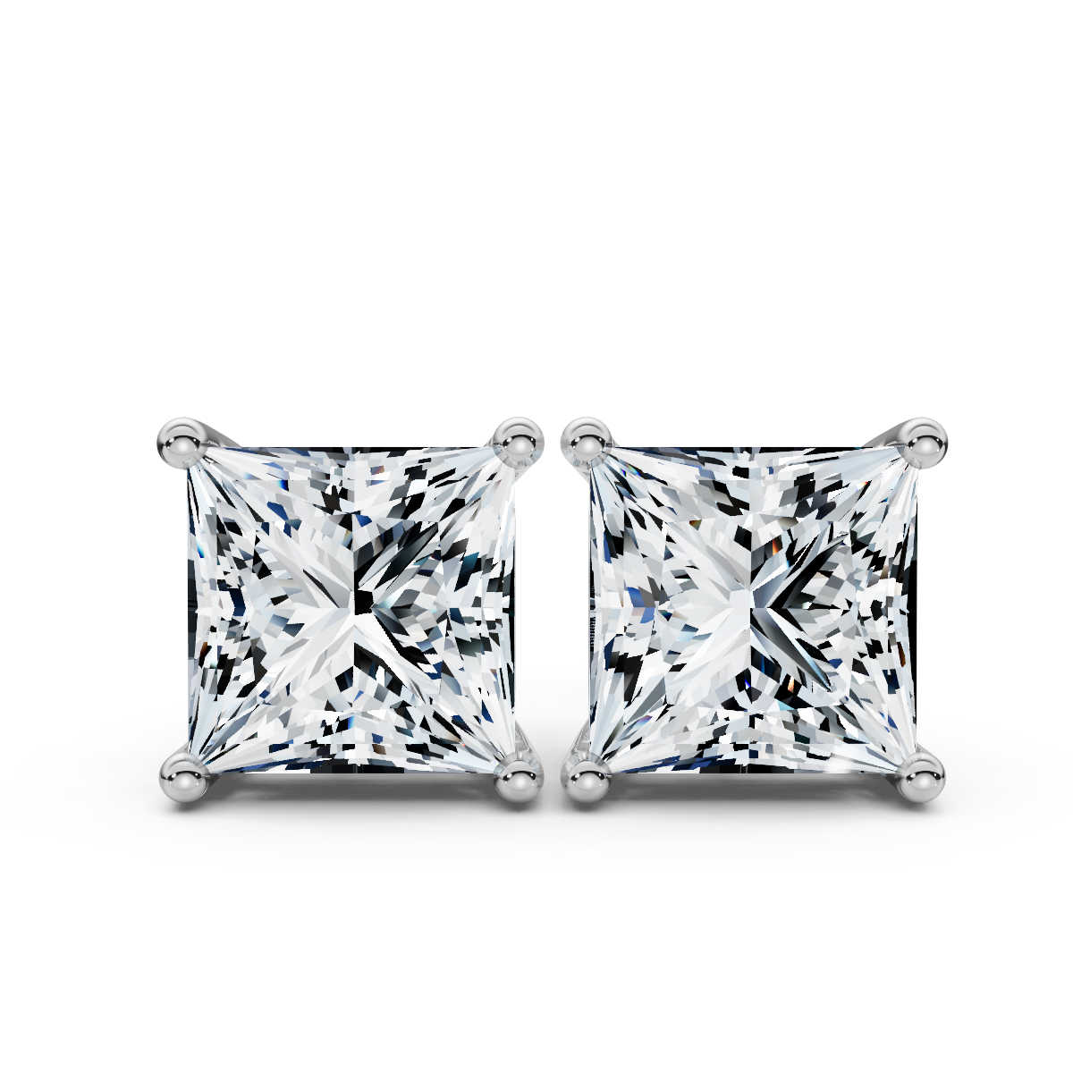 Lab created diamond earrings screw back store