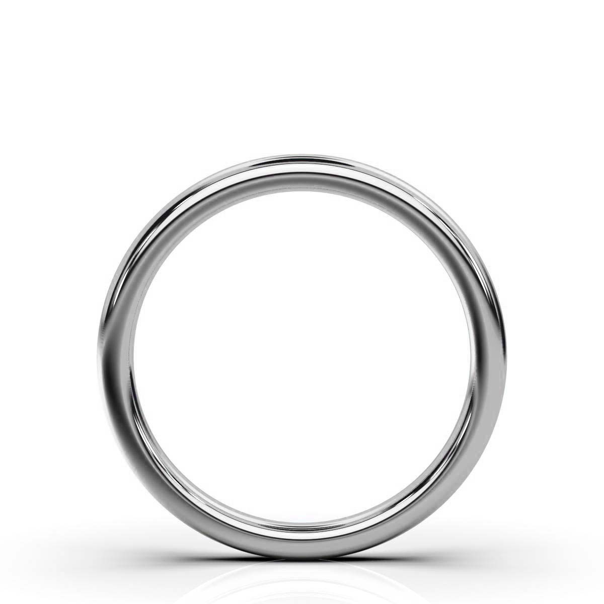 18K White Gold Gemini Stackable Wedding Ring | The Art Of Jewels