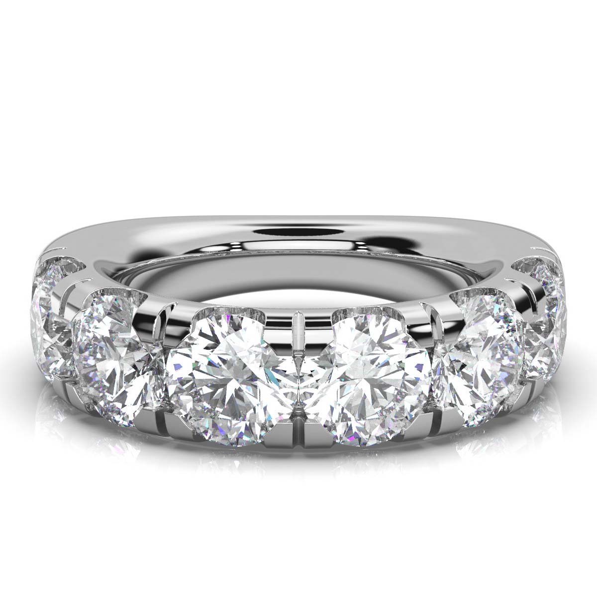 Platinum Ines Anniversary Lab Grown Diamond Band(5.00 ct. tw) | The Art ...