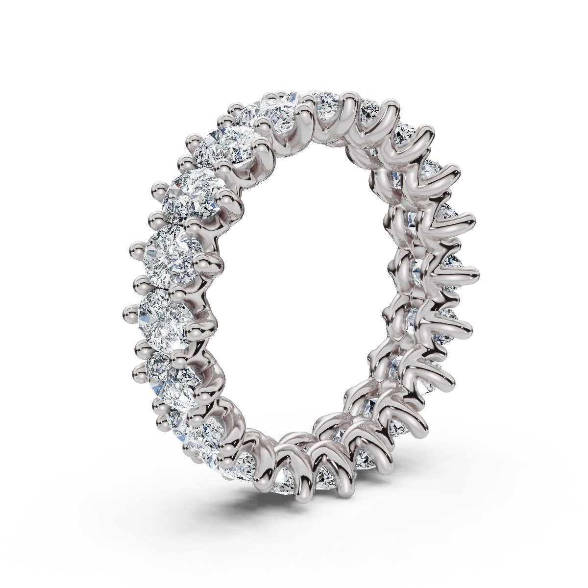 Platinum Alara Eternity Pear Lab Grown Diamond Band (6.00 ct. tw) | The ...